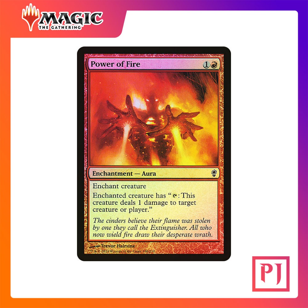 [MTG] Power of Fire [CNS] [RED] [COMMON] [FOIL] [ENG] (การ์ดเมจิค ...