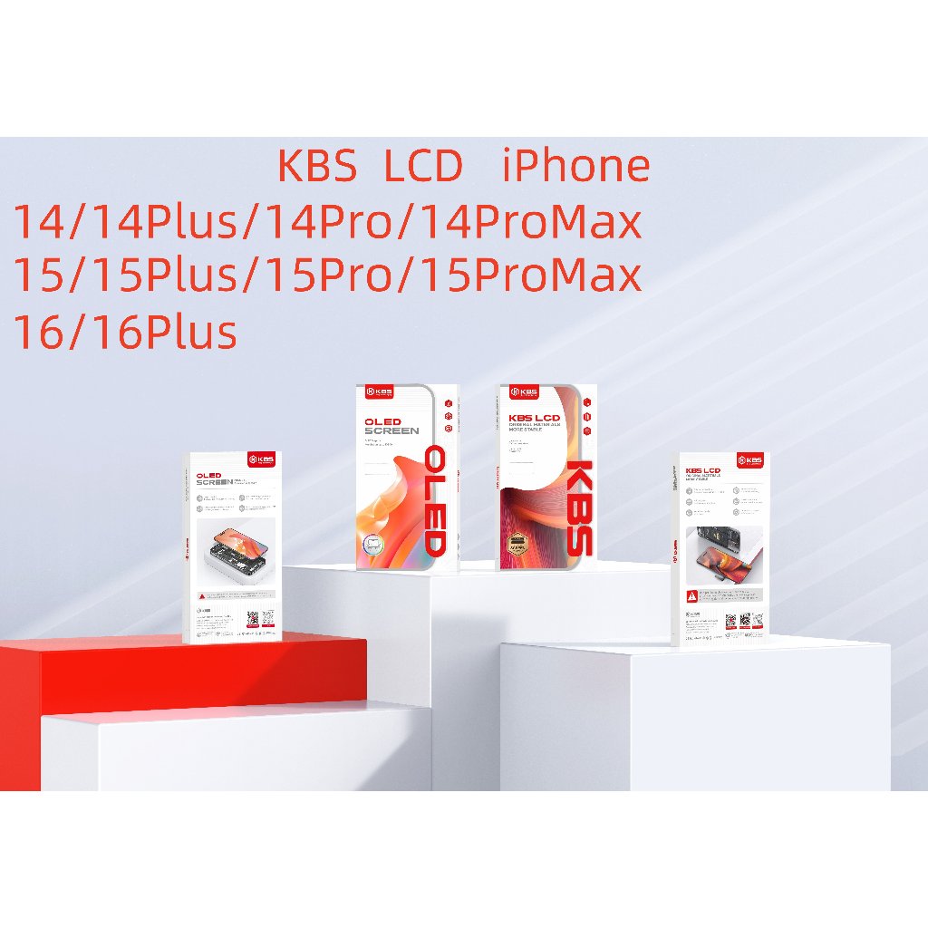 KBS LCD Display หน้าจอ+ทัช จอ 14 14Plus 14Pro 14PM 15 15Plus 15Pro 15PM 16 16Plus FHD iC แถมฟรี ...