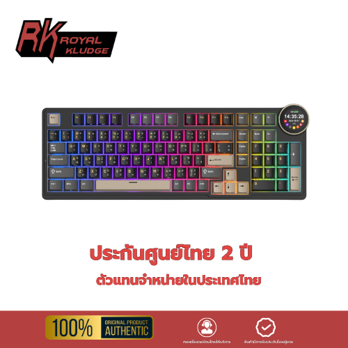 Royal Kludge RK N99 Phantom 98 Key Tri-Mode RGB แบบมีสายบลูทูธ 2.4G ไร้ ...