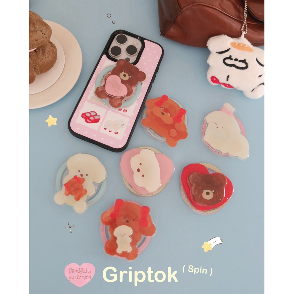 Magnet Griptok Spin กริ๊ปตอกแม่เหล็ก แบบหมุนได้! ลายใช้คู่กันก็น่ารัก🎀🪅 ...