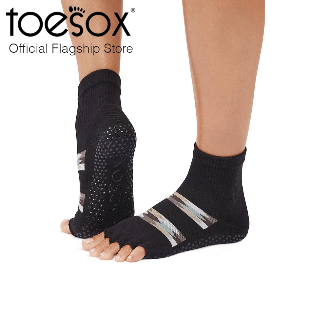 (New FALL D1 2025) Toesox Grip Half Toe Ultra Fine Knit Melody Mirage ...