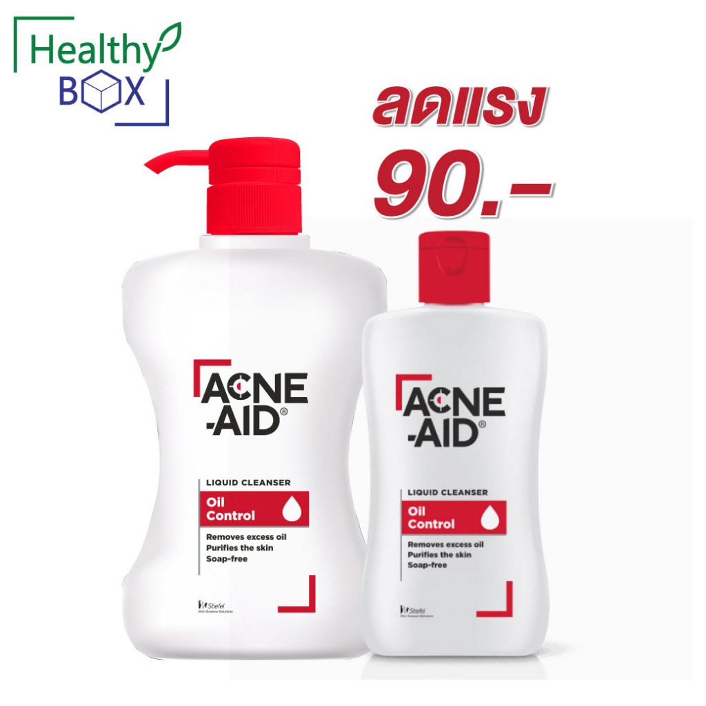 ACNE AID Liquid Cleanser 500+100ml. แอคเน่-เอด ลิควิด คลีนเซอร์ 500+100 ...