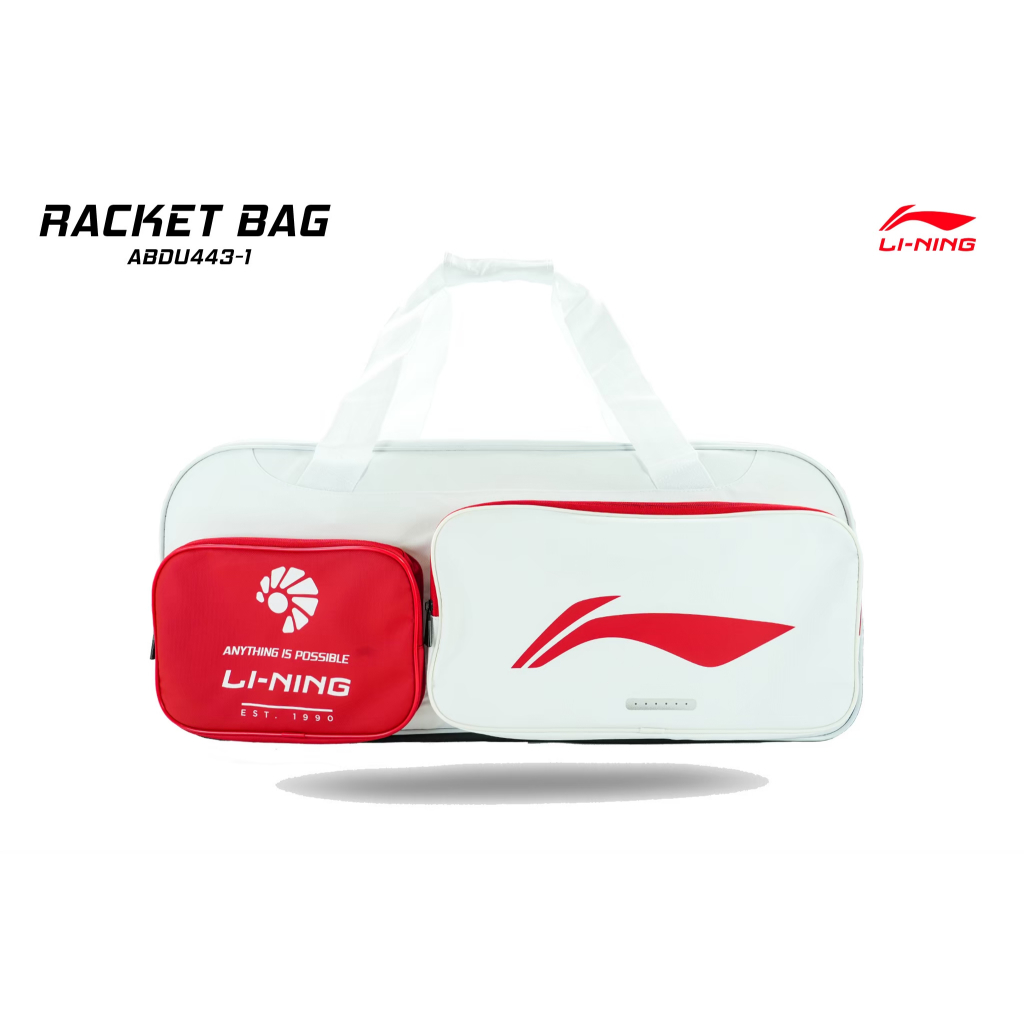 LI-NING Monarch Kit Bag ABDU443 RACKET BAG (-1 WHITE) กระเป๋าแบดมินตัน ...