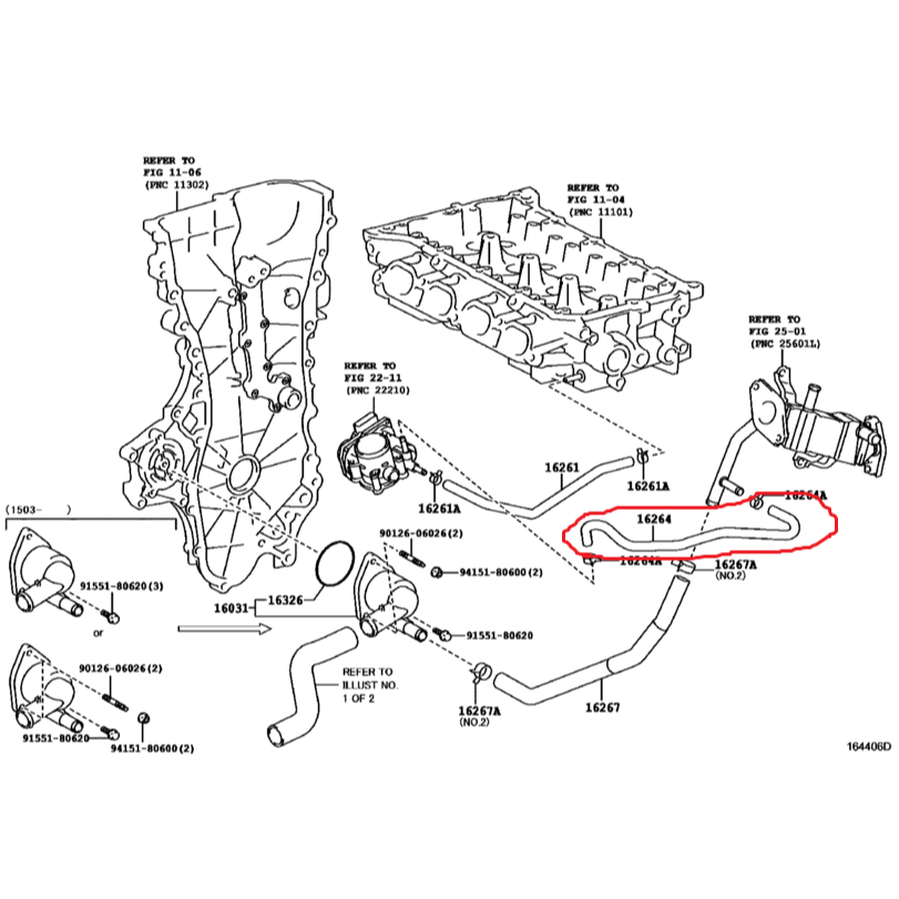 ท่อยางข้างเครื่อง บายพาส LEXUS CT200h TOYOTA PRIUS 1.8 Hybrid 2008-2015 ...