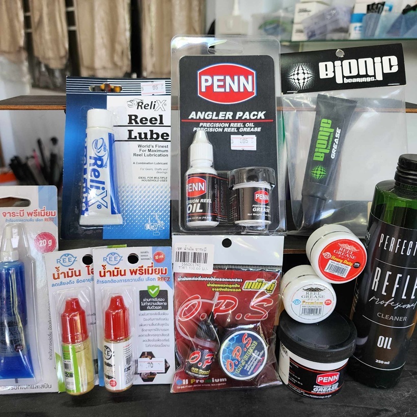 Reez Penn Relix Bionic น้ำมัน จาระบี พรีเมี่ยม reel oil grease Premium ...