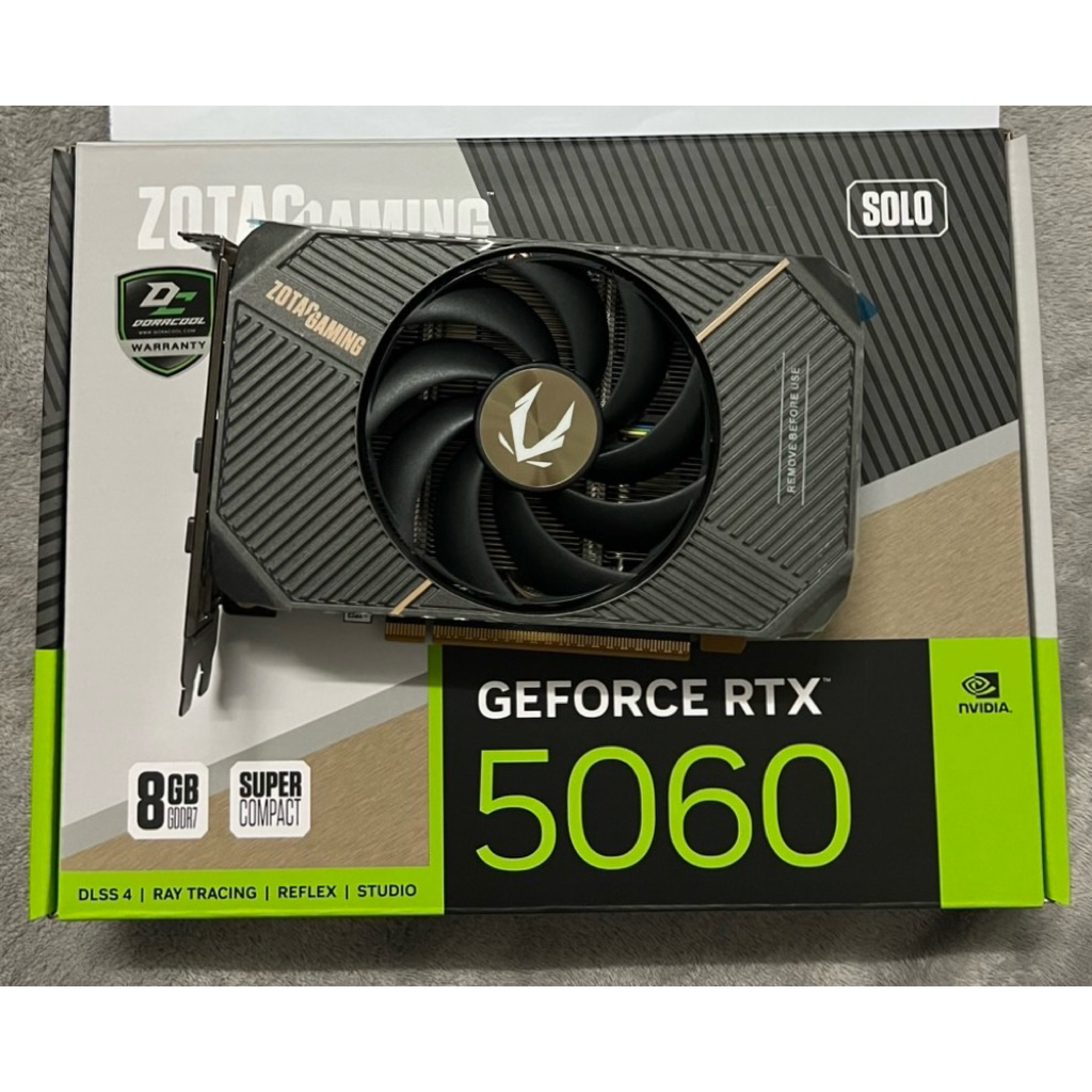 (มือสอง)ZOTAC RTX 5060 SOLO 8GB ครบกล่อง ใช้งานปกติ | Shopee Thailand
