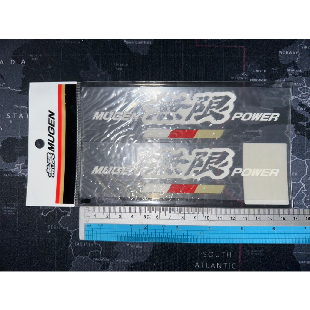 สติ๊กเกอร์ MUGEN POWER STICKER แท้จากญี่ปุ่น (HONDA) (MP Sticker A) สี ...