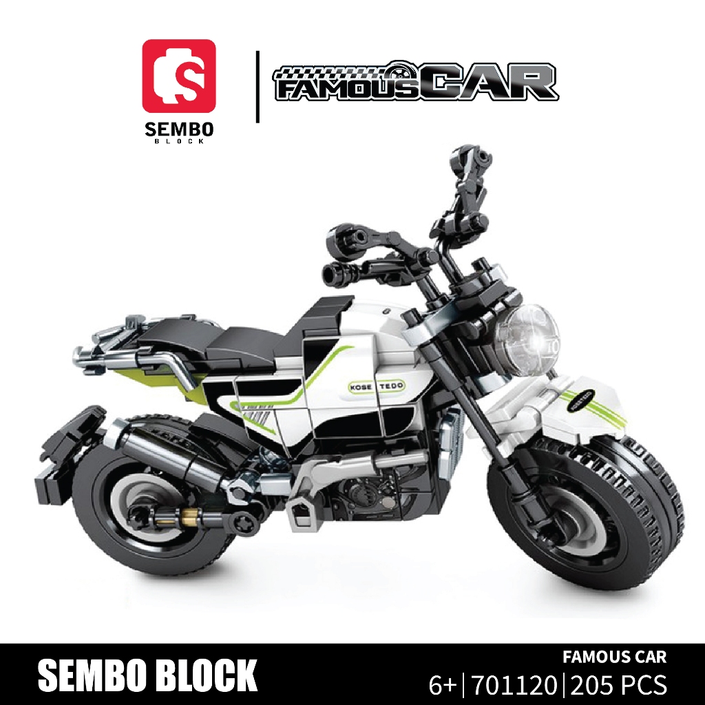 ชุดบล็อคตัวต่อ SEMBO 701120 Enjoy The Ride: Corvette Rambo 300 (LB300 ...