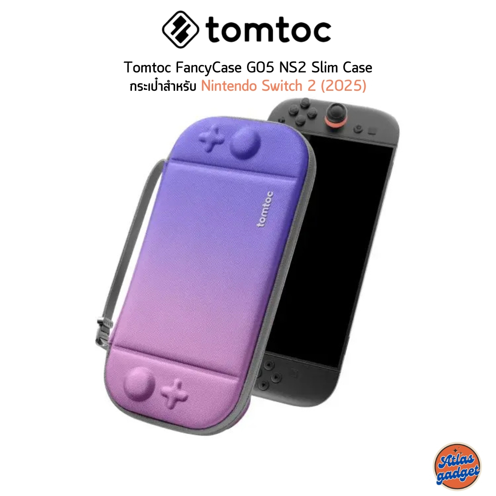 Tomtoc FancyCase G05 NS2 Slim Case กระเป๋าสำหรับใส่เครื่อง Nintendo Switch 2 - Iris Purple ...