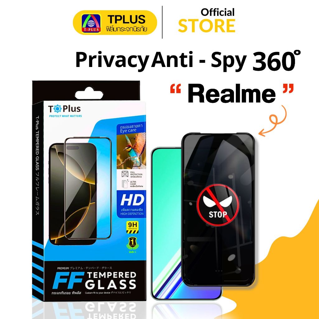 [ส่งไว🇹🇭 กันเสือก 360องศา] ฟิล์ม Realme 15 15t note50 note60x note60 11x5g 15 7pro 6pro 115g 5i ...