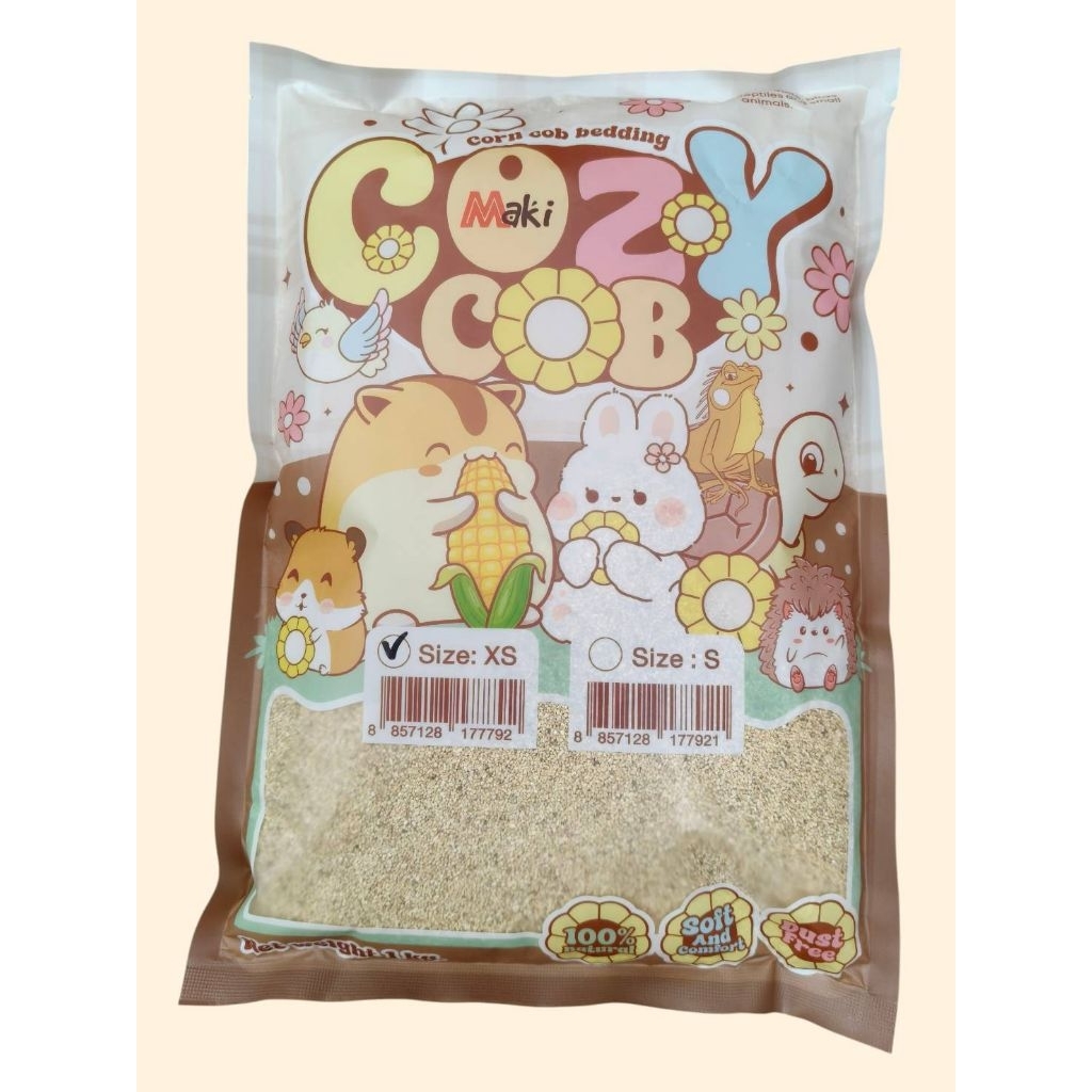 Maki Corn Cob Bedding 1kg. ซังข้าวโพดรองกรง รองนอนสำหรับสัตว์เลี้ยง ...