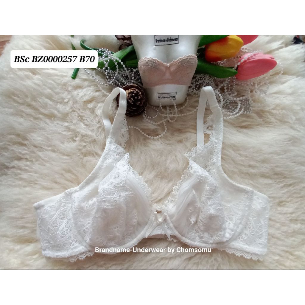 Bsc Size B70 ชุดชั้นในแบรนด์เนม/เสื้อชั้นในลูกไม้ซีทรู BZ0000257 ...