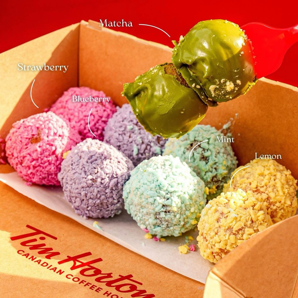 [ส่งด่วน] [กล่อง 10 ชิ้น] Tim Hortons Timbits 10 balls | Shopee Thailand
