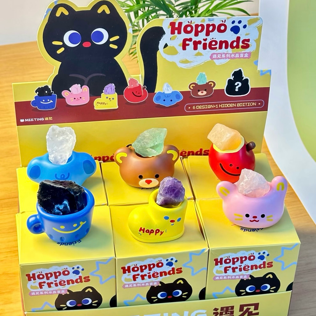 (🍎🪨กดในไลฟ์มีส่วนลด) แบบสุ่ม : Hoppo Friends ;แท่นวางหินซุปเปอร์คิ้วท์ ...
