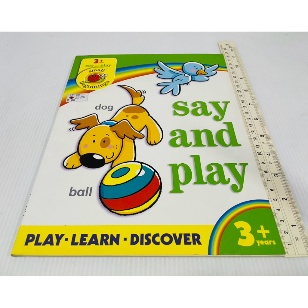 มือสอง สภาพดี แบบฝึกหัดภาษาอังกฤษ Say and Play 60 บาท | Shopee Thailand