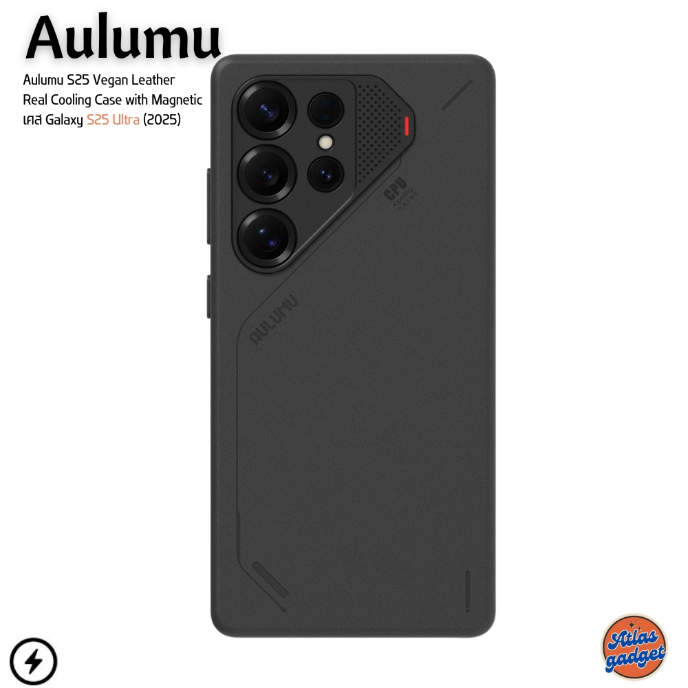 Aulumu S25 Vegan Leather Real Cooling Case with Magnetic เคส Galaxy S25 ...