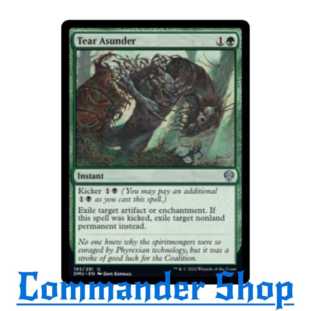 Tear Asunder (Instant) Green Mv2 Kicker Exile การ์ดเกม Magic The ...