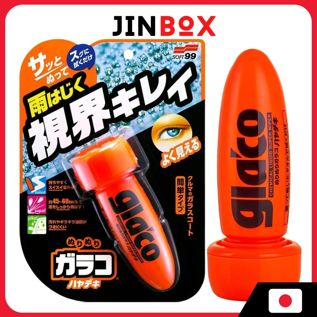 SOFT99 Glaco Window Care - Glaco Hayadeki Quick-Application Water ...