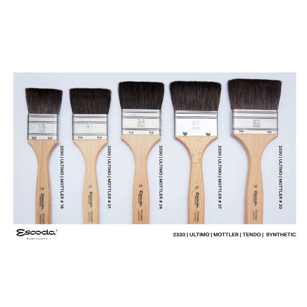 Escoda ULTIMO Mottler [2330] / แปรงสำหรับสีน้ำ รุ่น ULTIMO แบรนด์ ...