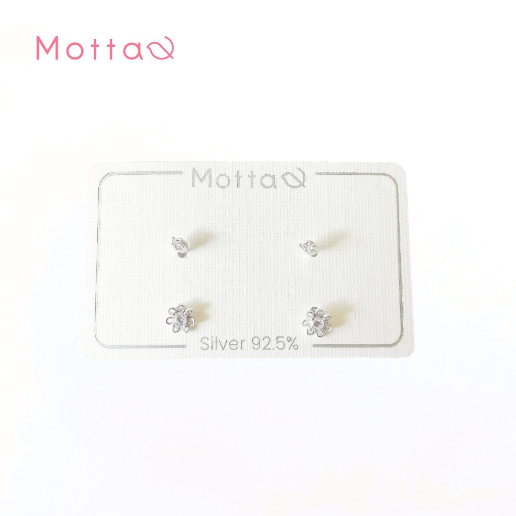 Motta Silver Earring Set เซตต่างหูเงินแท้ ดอกเดซี่สุดน่ารัก | Shopee ...