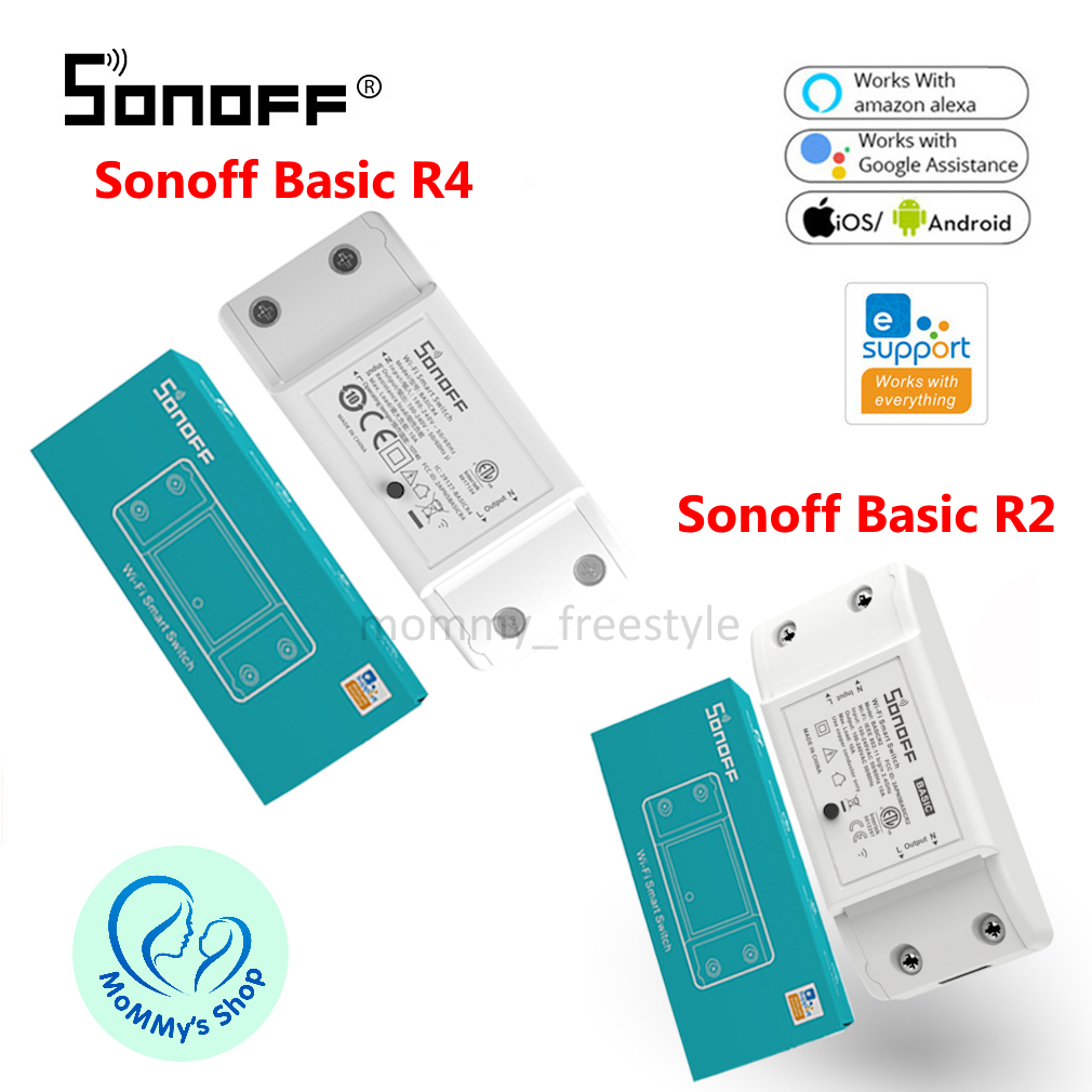 (พร้อมส่งจากไทย) SONOFF Basic R2 สวิทช์ Wi-Fi รุ่น Basic R2 และ Basic R4 รุ่นใหม่ | Shopee Thailand