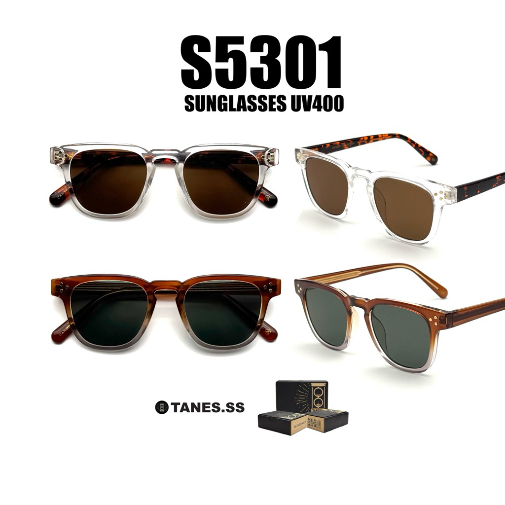TANES.SS | MODEL S5301 [SUN GLASSES UV400] แว่นกันแดดสุดฮิต ใส่ได้ทุก ...