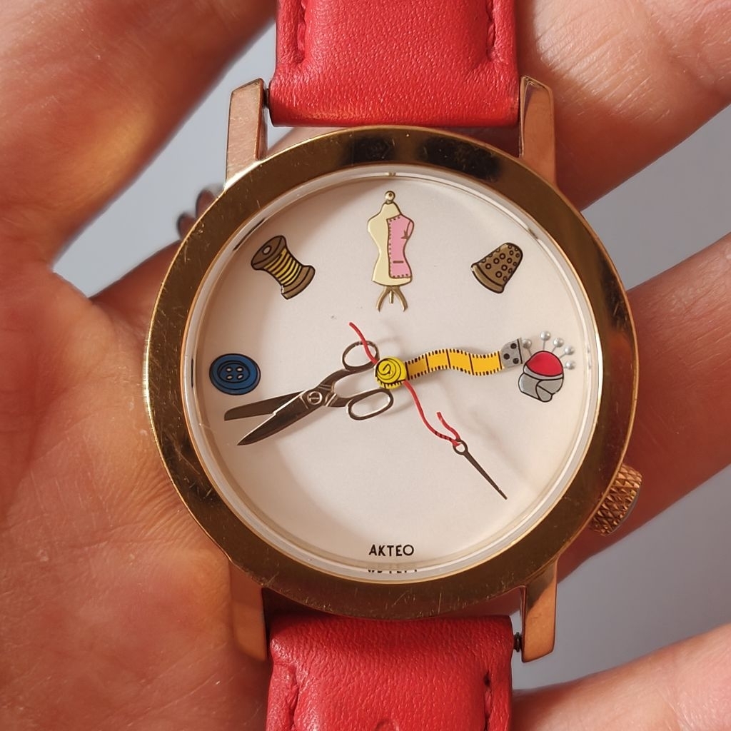 นาฬิกามือสอง Vintage Akteo Made in France ออกแบบโดยดีไซน์เนอร์ชื่อดัง ...