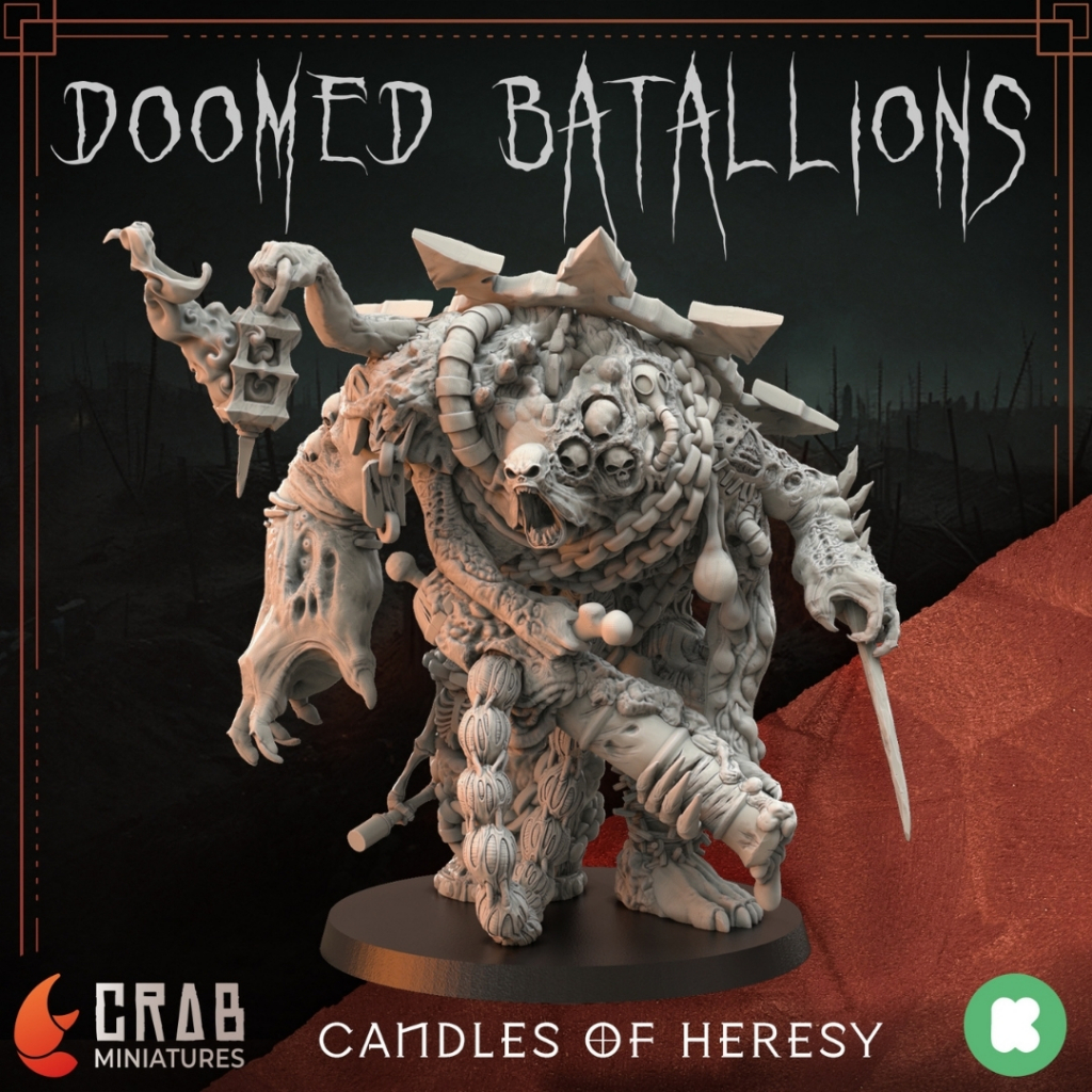 Flesh Golem - Candles of Heresy - Construct Flesh Golem Undead / 32mm ...