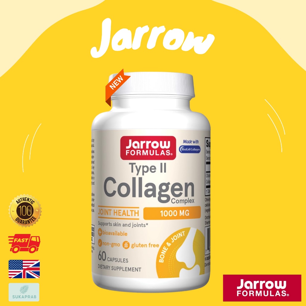 พร้อมส่ง Jarrow Formulas Type II Collagen Complex 60 Capsules | Shopee ...