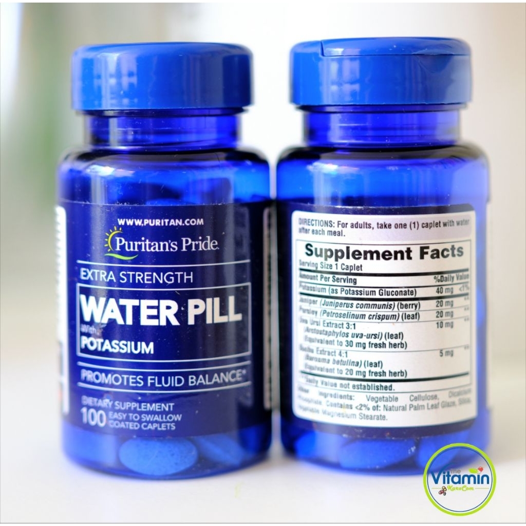 Puritan Water Pill 100เม็ด มี60กับ100เม็ด ในตัวเลือก | Shopee Thailand