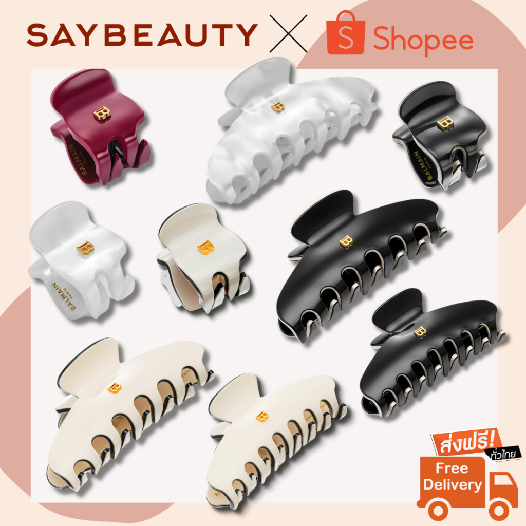 BALMAIN HAIR COUTURE Pince a Cheveux Hair Clip *รับประกันของแท้ ...