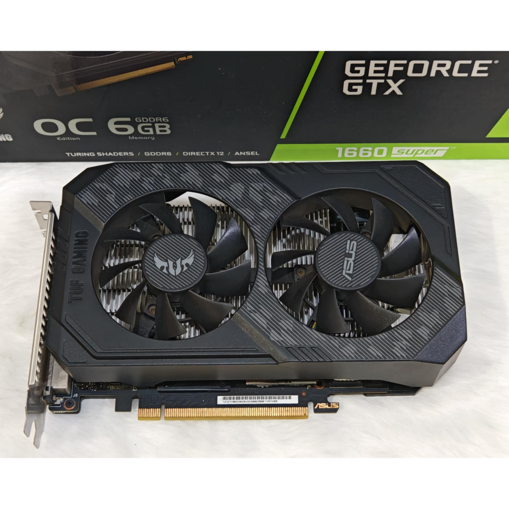 (USED) VGA GTX 1660 SUPER ASUS TUF GAMING OC 6GB GDDR6 | Shopee Thailand