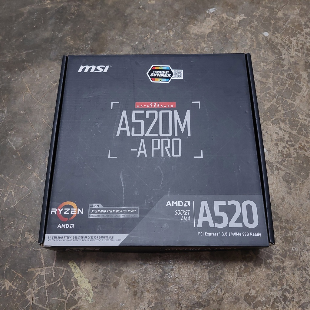 CPU+MB | AMD Ryzen 3 4350G มีออนบอร์ด + MSI A520M-A Pro สภาพสวยครบพร้อม ...
