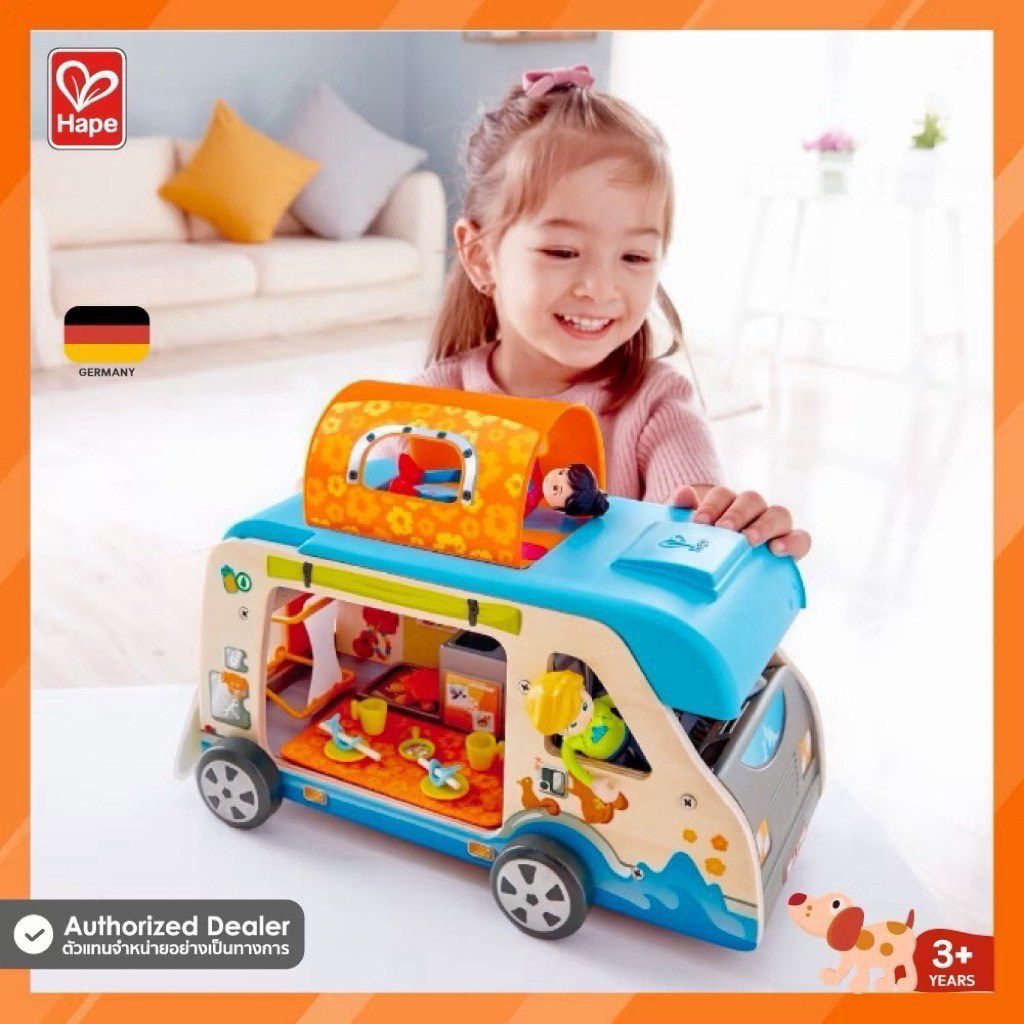 Hape - บ้านตุ๊กตา - รถตู้ตะลุยภัย Adventure Van (3Y+) รถตู้บ้านและ ...
