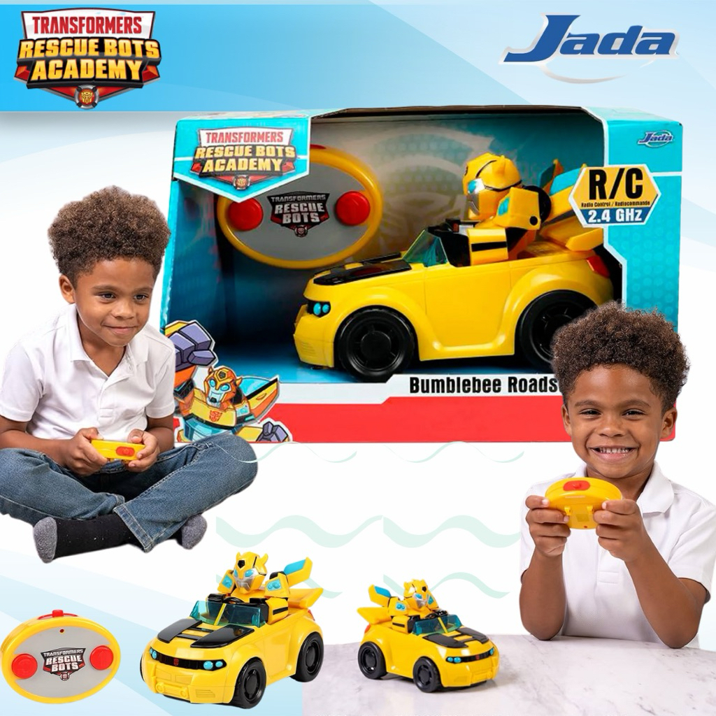 Transformers Rescue Bots Academy Bumblebee RC Radio Control Car, Toys ...