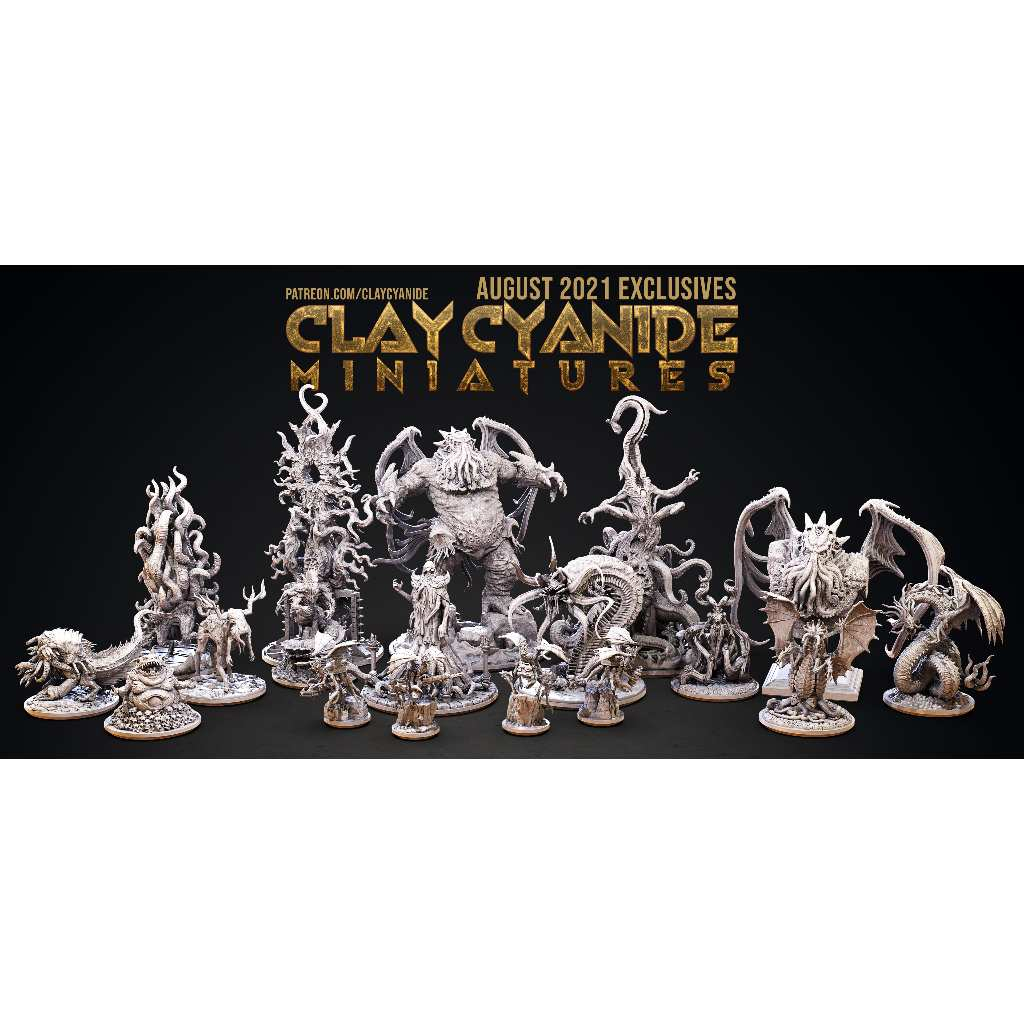 The Great Old Ones: Collection : Miniature Resin โมเดลบอร์ดเกม ผลิตตาม ...