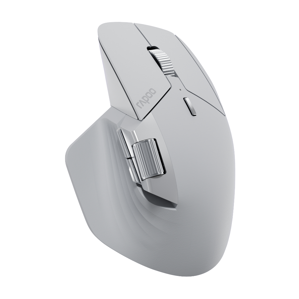 RAPOO MT760 MINI MULTIMODE WIRELESS MOUSE GREY WHITE (2Y)IP4-002280 | Shopee Thailand