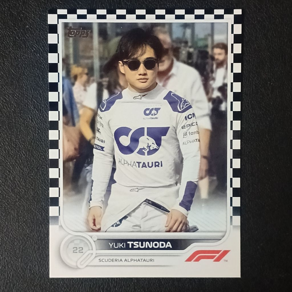 การ์ดนักแข่งรถฟอร์มูล่า วัน YUKI TSUNODA FORMULA 1 TRADING CARD (F1) | Shopee Thailand