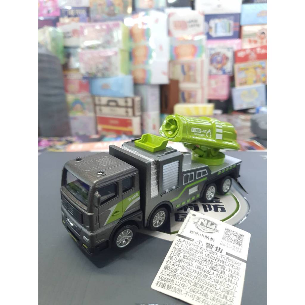 พร้อมส่ง!! ในไทย รถของเล่น รถก่อสร้าง รถดับเพลิง NI LE XIAO DUI ZHANG ...
