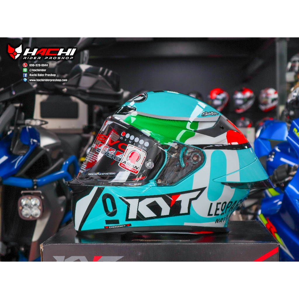 KYT TT REVO - Leopard Tricolore Replica | Shopee Thailand