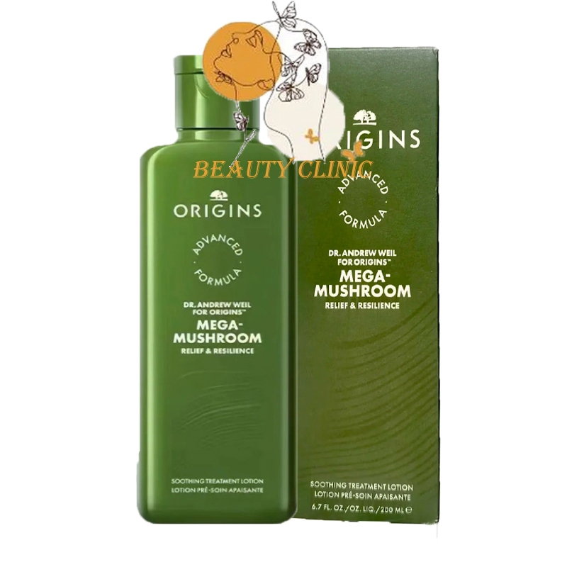 ORIGINS MEGA-MUSHROOM RELIEF&RESILIENCE TREATMENT LOTION 200ml | Shopee Thailand