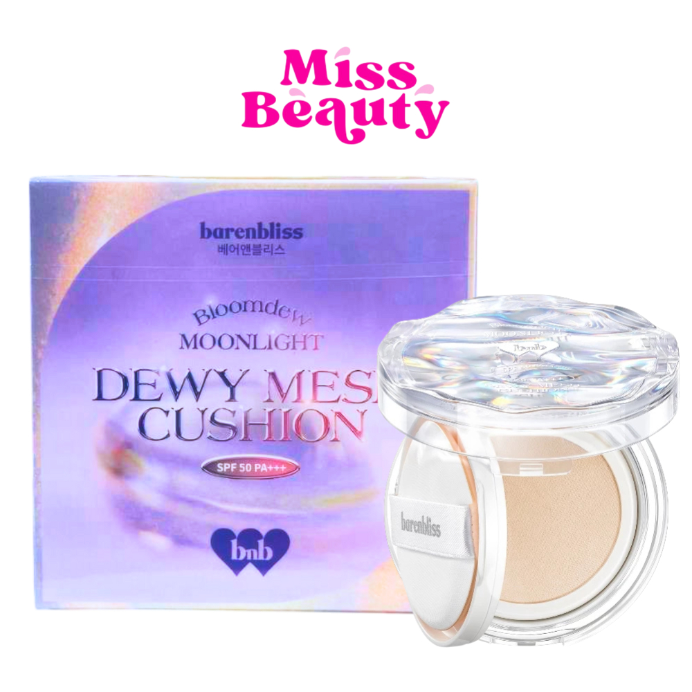 (ตลับ) bnb barenbliss Bloomdew Moonlight Dewy Mesh Cushion SPF 50 PA+++ แบร์แอนด์บลิซ ดิวอี้ เมช ...