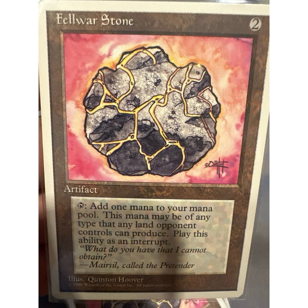 Fellwar Stone การ์ด Magic The Gathering MTG จากชุด 4th Edition | Shopee ...