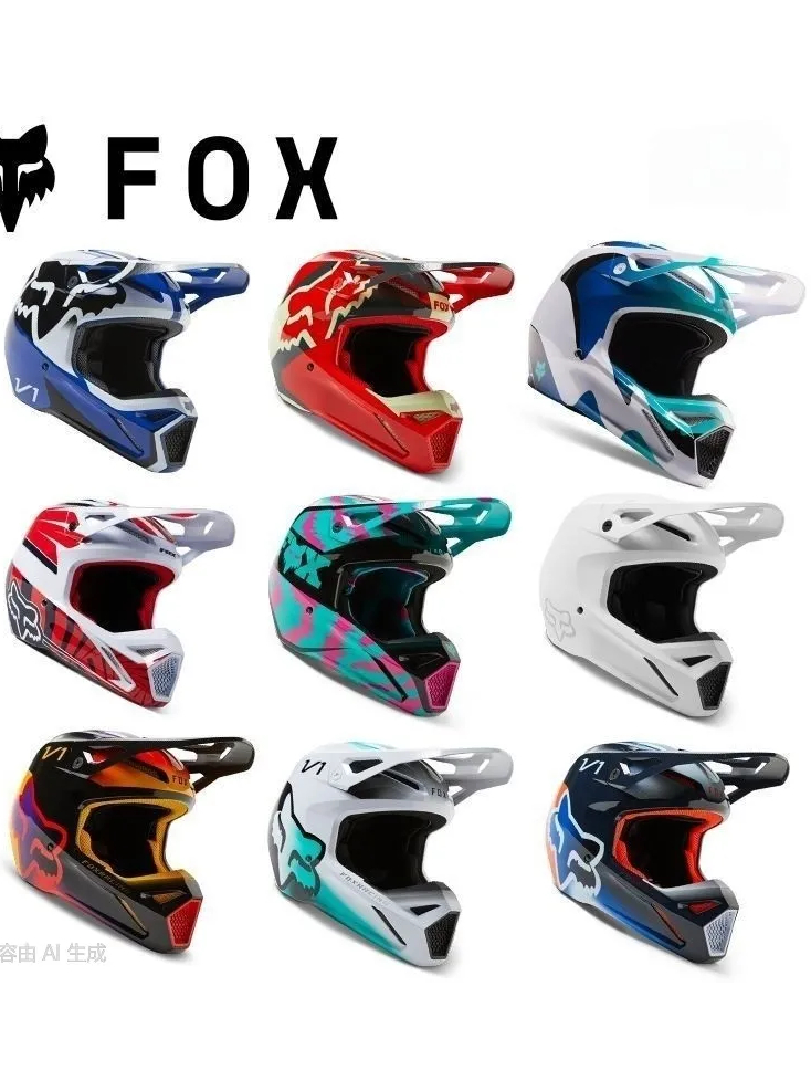 หมวกกันน็อค FOX V1 สำหรับรถออฟโรดรุ่นใหม่ของสหรัฐฯ สำหรับขี่มอเตอร์ไซค์ ...