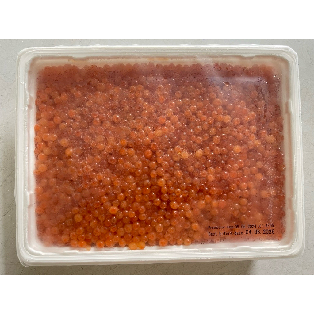 ไข่ปลาแซลมอนพิงค์ (Pink Salmon Roe) 500กรัม (เม็ดเล็ก) | Shopee Thailand