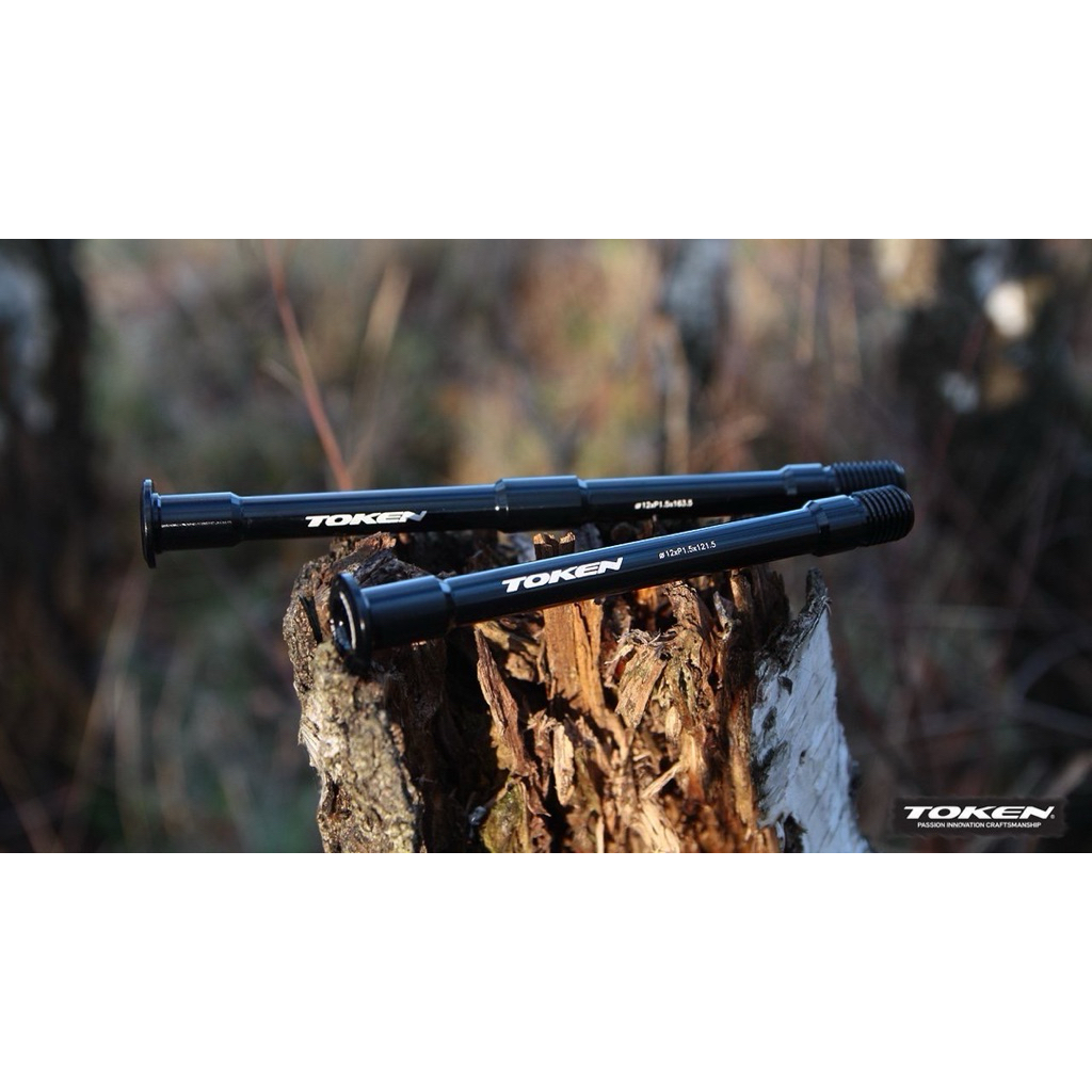 แกนปลดล้อจักรยาน 𝗧𝗢𝐊𝗘𝗡 TK12SL Thru Axle แกน 12mm | Shopee Thailand