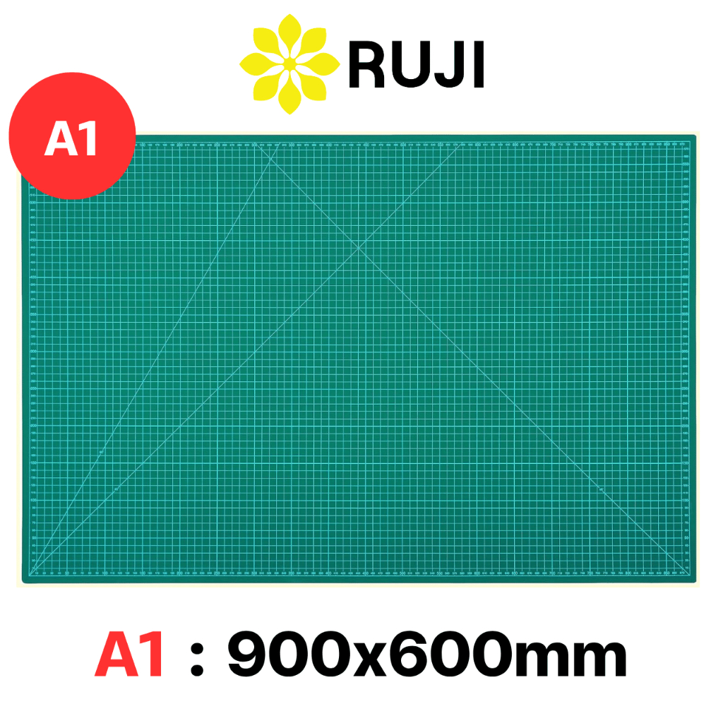 RUJI แผ่นรองตัด ขนาดใหญ่ A1 / A2 แผ่นยางรองตัด คุณภาพ ได้มาตรฐาน ทนทาน ...