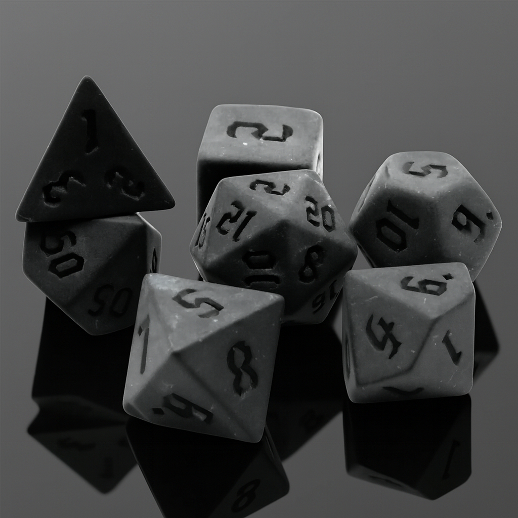 The Shadow Dice Set of 7 | ลูกเต๋า Dice For DnD D&D MTG RPG TRPG เกม ...