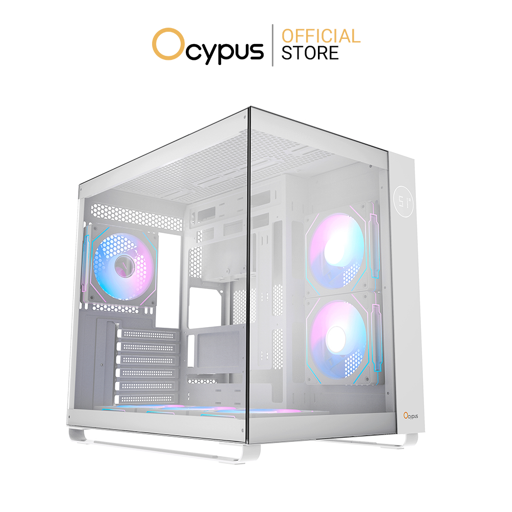 OCYPUS IOTA C70 WHITE ARGB (COMPUTER CASE / เคสคอมพิวเตอร์) | Shopee ...