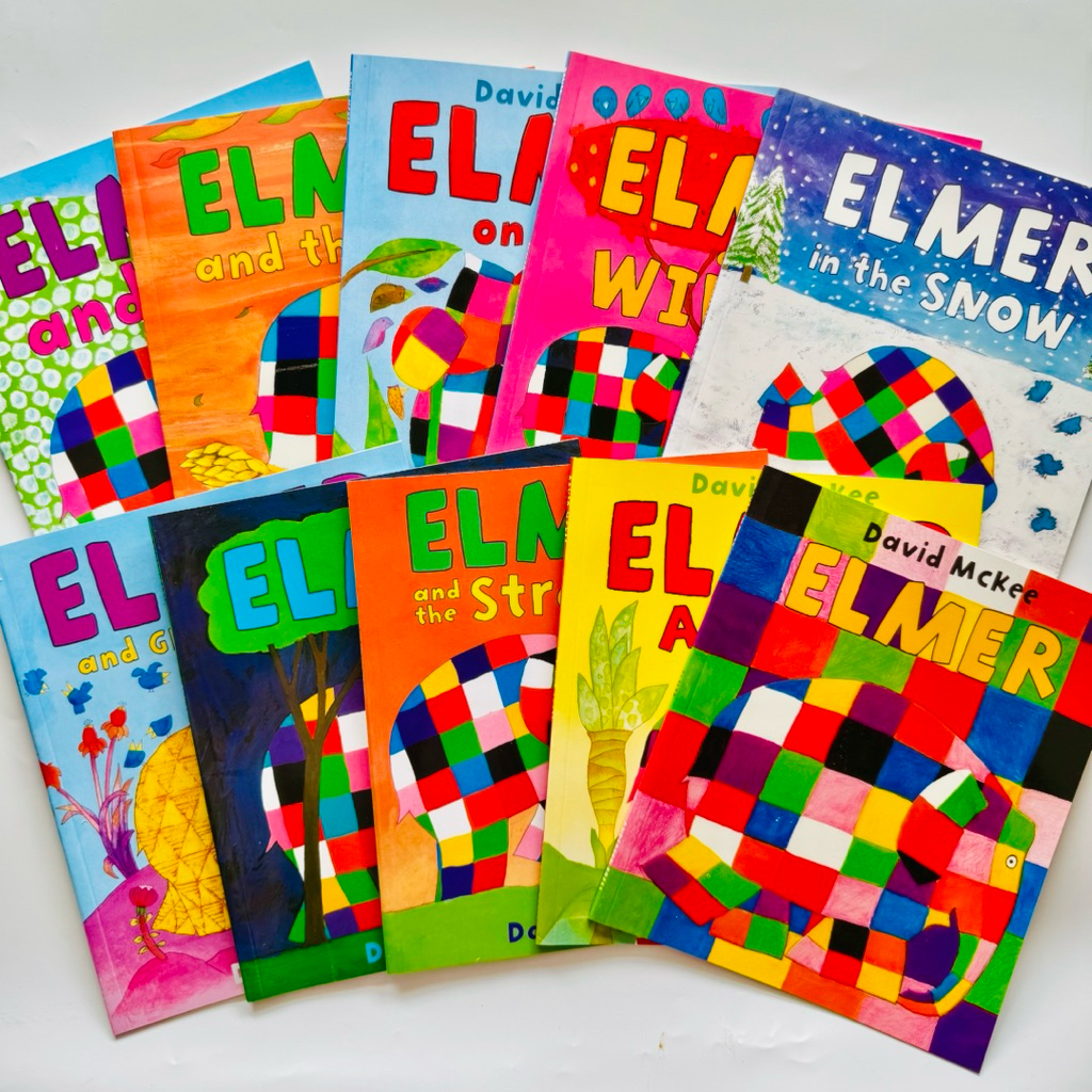 Elmer 10 Books Collection – Colorful Stories About Friendship ...